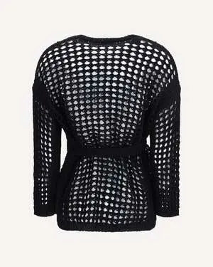 Max Mara Knitted Cardigan - Black