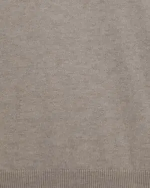 Brunello Cucinelli Cahmere Weater With Monili Chain - Beige
