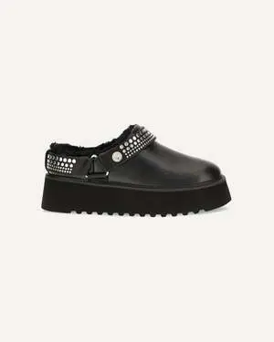Pinko Martina Brushed Leather Ankle Boots