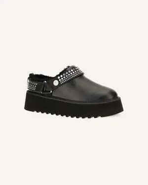 Pinko Martina Brushed Leather Ankle Boots