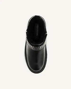 Pinko Martina Brushed Leather Ankle Boots