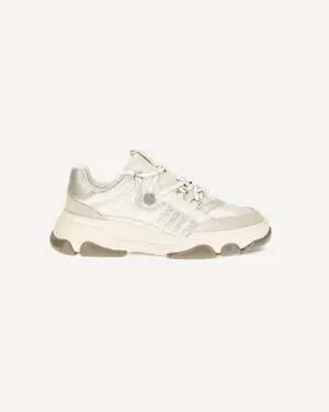 Pinko Athena Leather Sneakers With Sequin Details