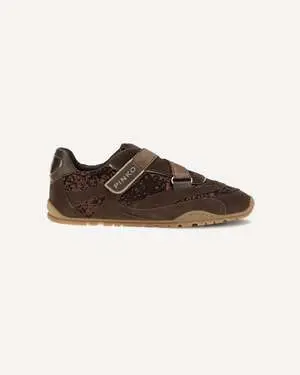 Pinko Yulia Suede Sneakers With Sequins