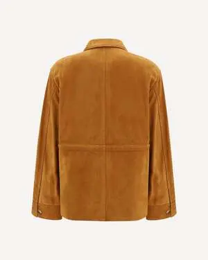 Loewe Suede Goat Leather Workwear Jacket