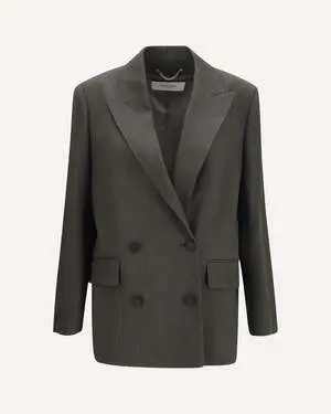 GOLDEN GOOSE Double-breasted Blazer With Drawstring