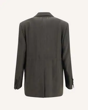 GOLDEN GOOSE Double-breasted Blazer With Drawstring