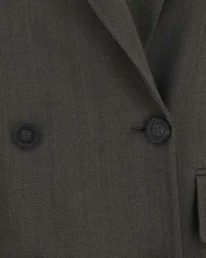 GOLDEN GOOSE Double-breasted Blazer With Drawstring