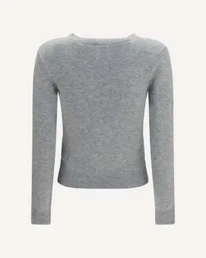 SELF-PORTRAIT Wool And Cahmere Blend Jumper With Floral Corage