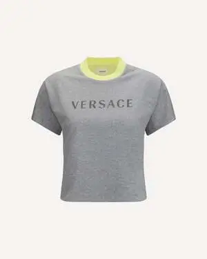 Versace Logo Cotton T-shirt