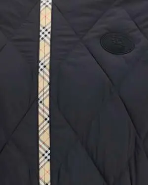 Burberry Doversgreen Nyon Down Jacket With Check Stitching Mae