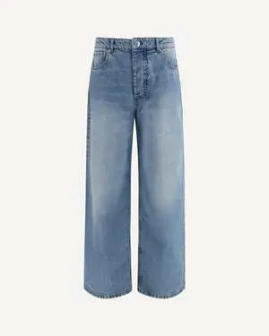 AMI Paris Cotton Wide-leg Jeans