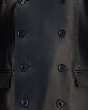 TOM FORD Double-breasted Lambskin Coat