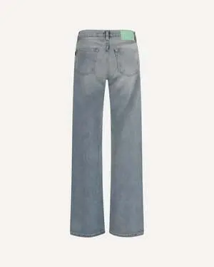 HAIKURE Star Marfa Straight-leg Jeans With A Distressed Finish