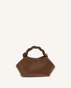 GANNI Small Bou Handbag - Brown