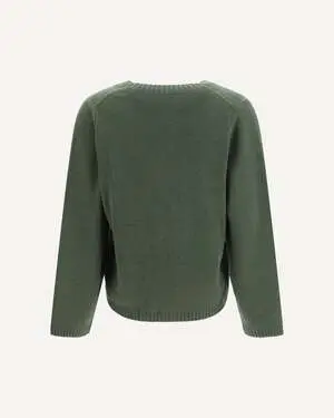 ALLUDE V-neck Cashmere Sweater