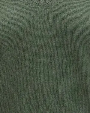 ALLUDE V-neck Cashmere Sweater