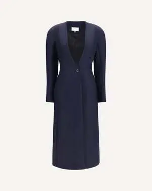 MAISON MARGIELA Long Virgin Wool Coat