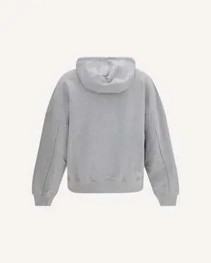 Loewe Hooded Sweatshirt With Drawstring And Keyring Ale - Grey