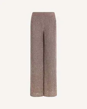 Missoni Tailored Pants In Lamé Viscose With Sequins