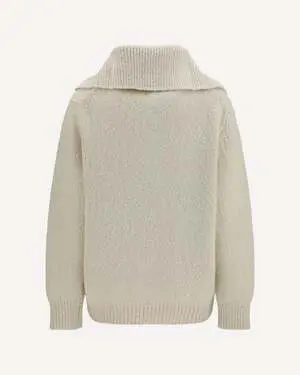 Malo High-neck Sailor Sweater With Buttons
