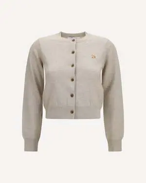 Maison Kitsuné Baby Fox Cardigan - Beige