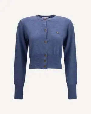 VIVIENNE WESTWOOD Bea Cropped Wool Cardigan Feale