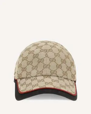 Gucci Gg Cotton Fabric Baeball Hat - Beige