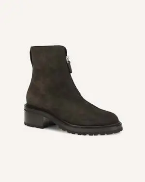 THE ROW Hike Suede Ankle Boots - Brown