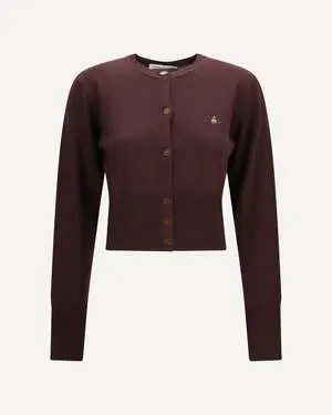 VIVIENNE WESTWOOD Bea Cropped Wool Cardigan