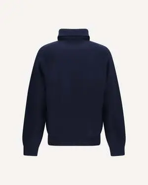 Prada Half-zip Wool And Cashmere Sweater