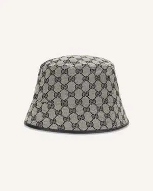 Gucci Gg Cotton Canvas Bucket Hat Feale
