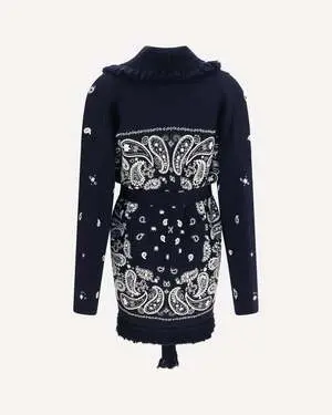 Alanui Echoes Of The Bandana Cardigan Feale