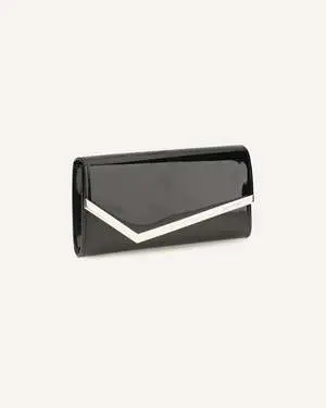 JIMMY CHOO Emmie Leather Clutch