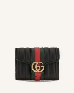 Gucci Marmont Web Gg Wallet