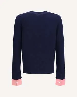 Prada Shetland Wool Crewneck Sweater