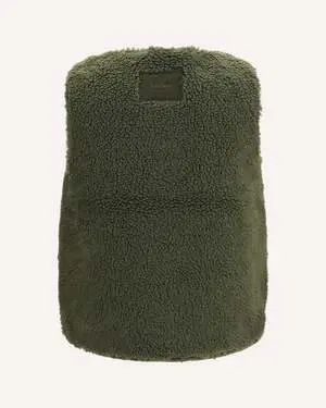 Barbour Bowes Teddy Fleece Gilet - Green