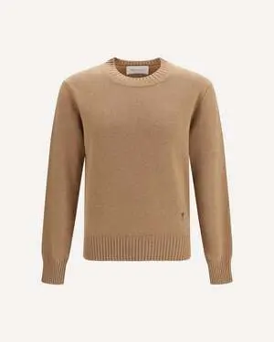 AMI Paris Cashere And Wool Blend Sweater Ale