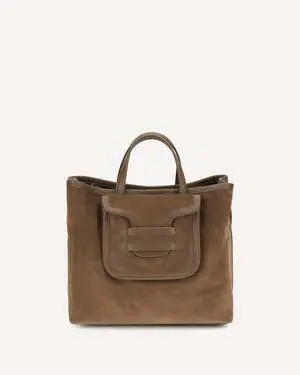 Pierre Hardy Alpha Day Tote Handbag - Brown