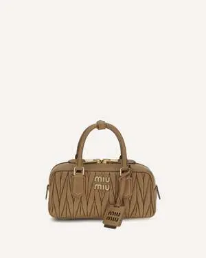 Miu Miu Arcadie Shoulder Bag Beige