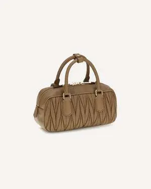 Miu Miu Arcadie Shoulder Bag - Beige