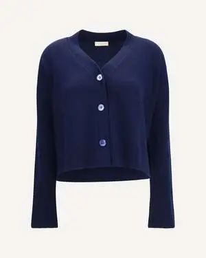 VERYBUSY Cashmere V-neck Buttoned Cardigan Femae