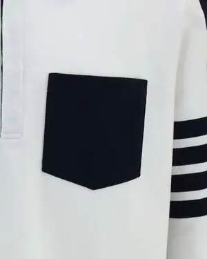 Thom Browne Oversized Colorblock Rugby Polo