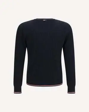 Thom Browne Ribbed Merino Wool Cardigan