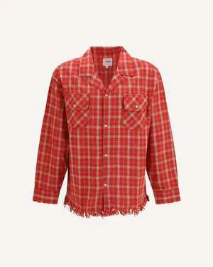 FOUND Raw-cut Fringe Paid Shirt Mae
