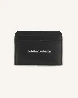 CHRISTIAN LOUBOUTIN Canopy Leather Card Holder