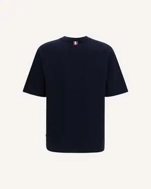 Thom Browne Colorblock T-shirt With 4-bar Detail