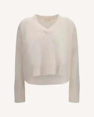 VERYBUSY Cashere V-neck Sweater Feale