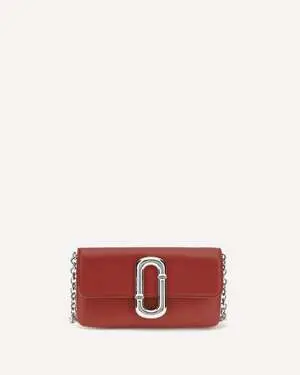 Marc Jacobs Snapshot Chain Wallet - Red