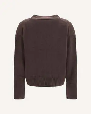 VERYBUSY Cashmere V-neck Buttoned Cardigan Femae