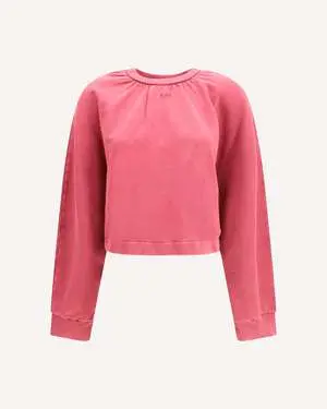 Off-White Off Stap Balloon Crewneck Sweatshirt Feale